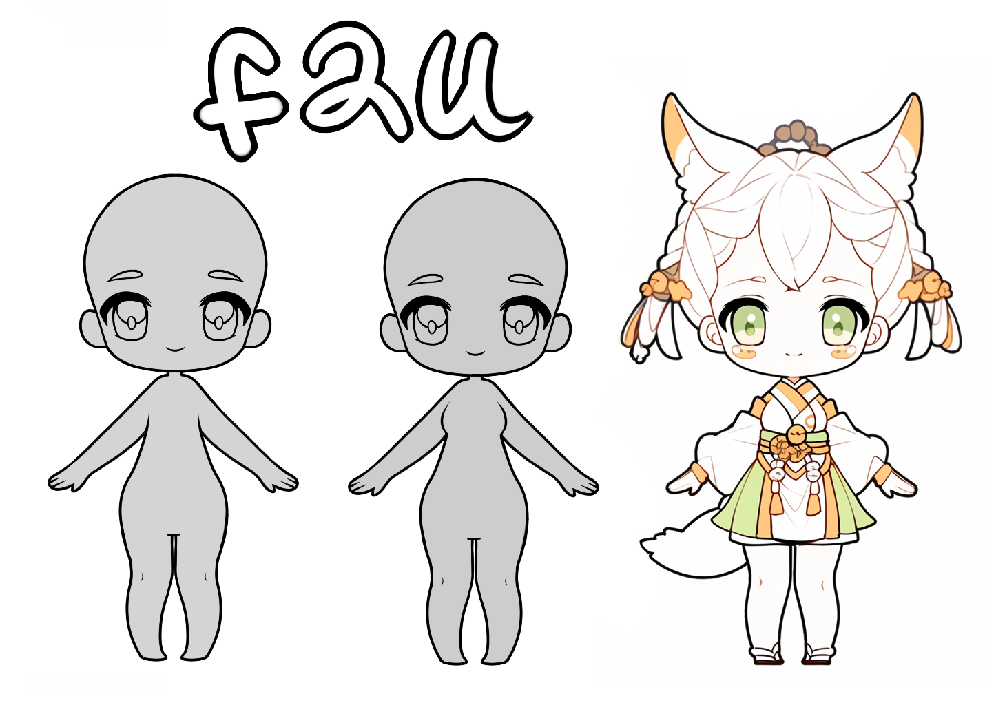 [F2U] Chibi Base by ElysianEnchantments on DeviantArt
