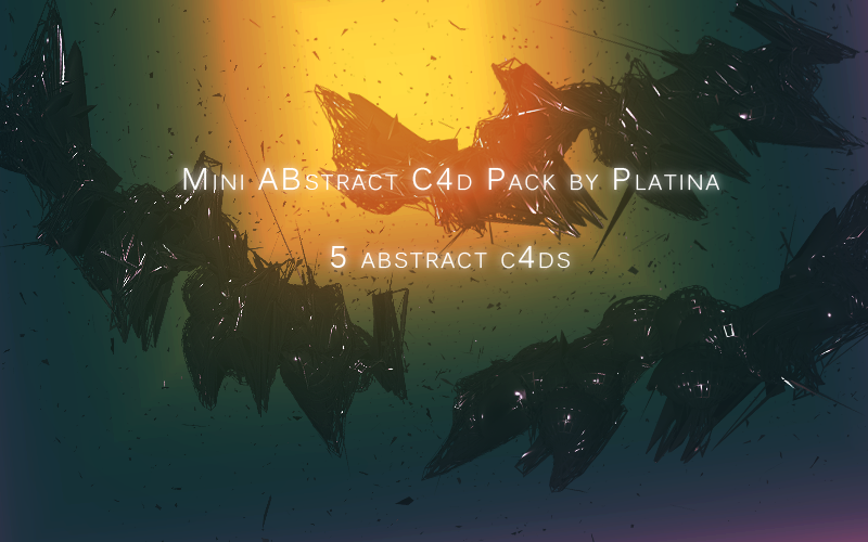 Mini Abstract C4d Pack By Platina by Platinification on DeviantArt