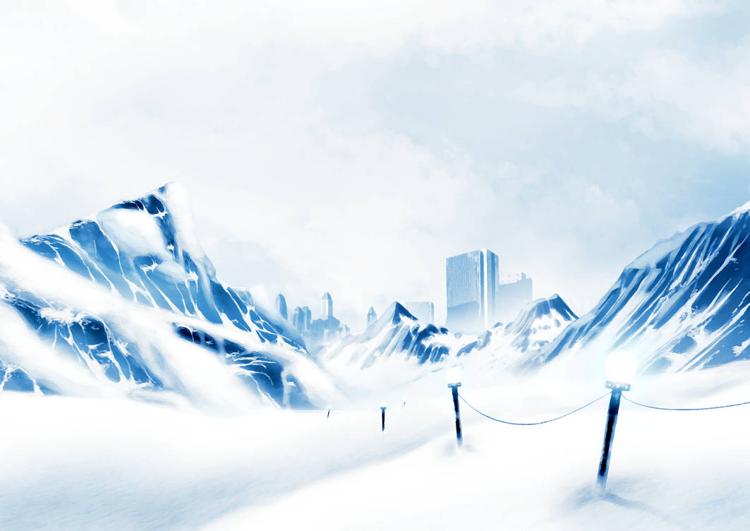 ENVIRONMENT - The snowy path by Nazota on DeviantArt