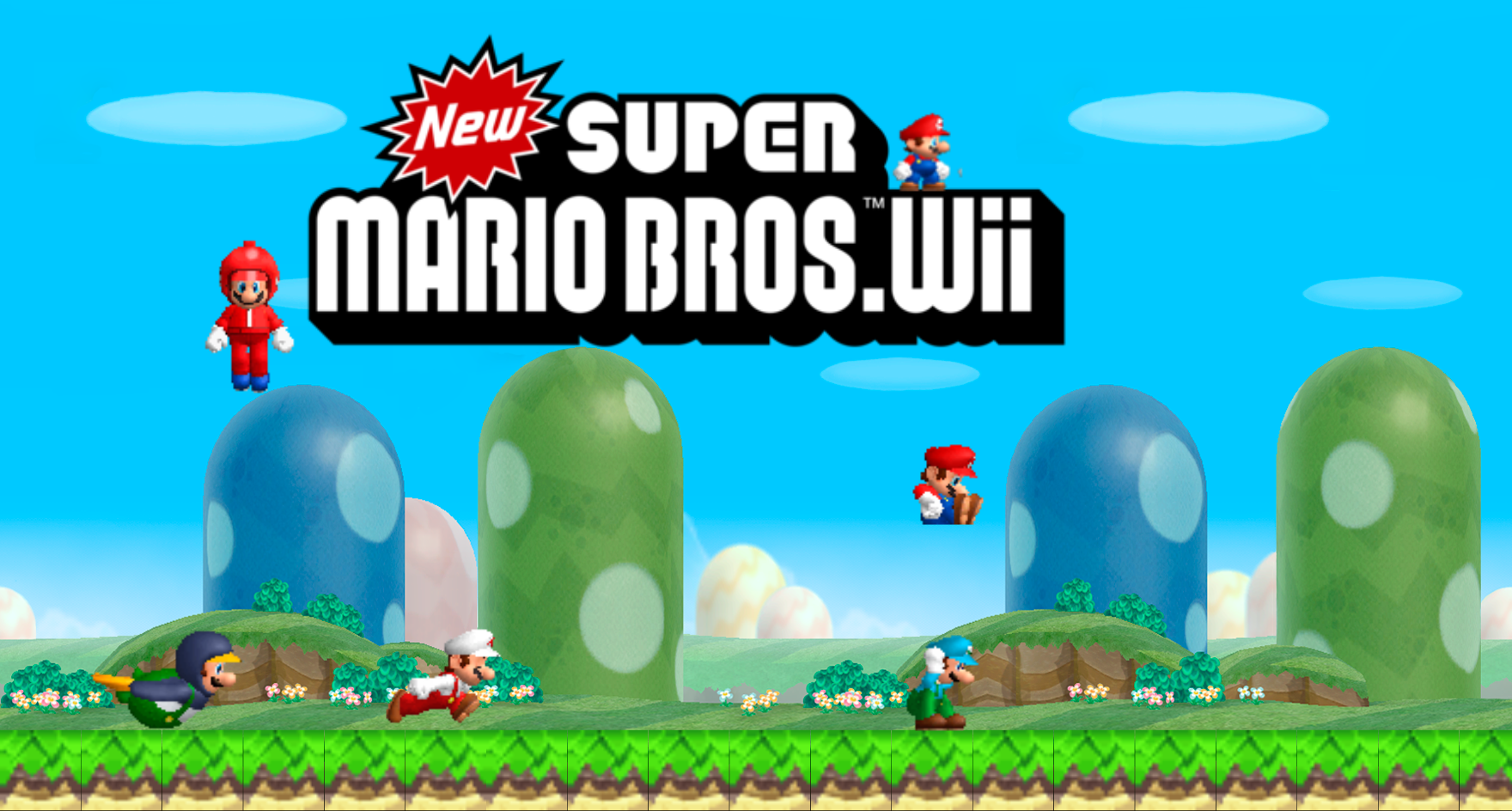 New Super Mario Bros Wii Player Sprite Pack by gorisha on DeviantArt