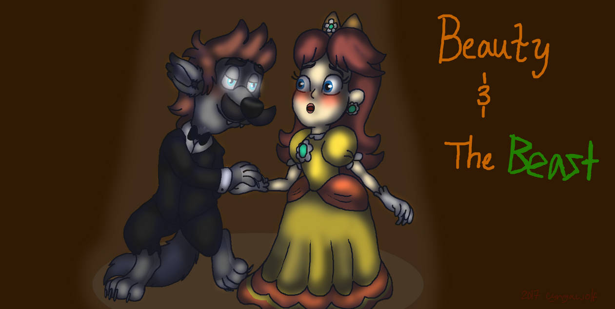 Luigi x Daisy: Beauty and The Beast by cyngawolf on DeviantArt