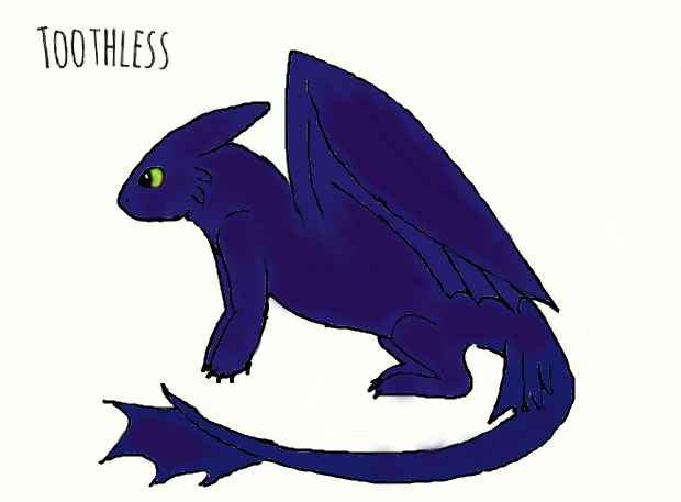 Toothless practice by ForlornPuppy on DeviantArt