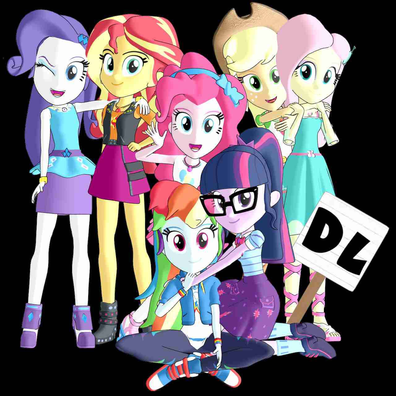 Humane 7 MMD Model ( Fix A Pose ) by mlpfantwi2011 on DeviantArt