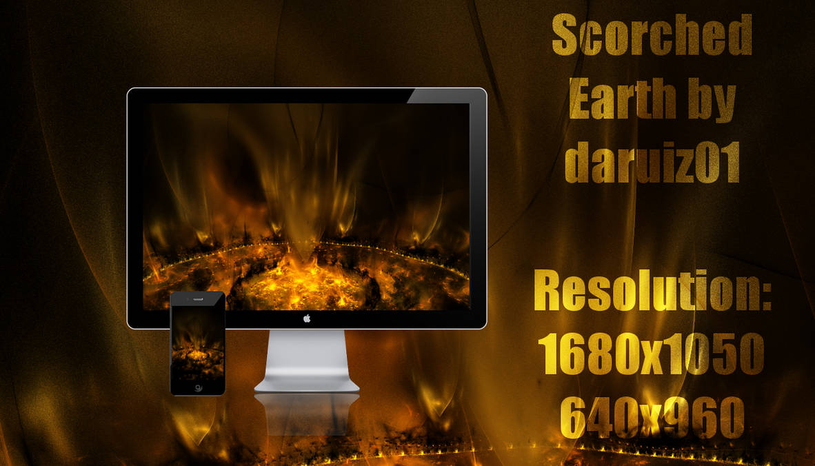 Scorched Earth Wallpaper by daruiz01 on DeviantArt