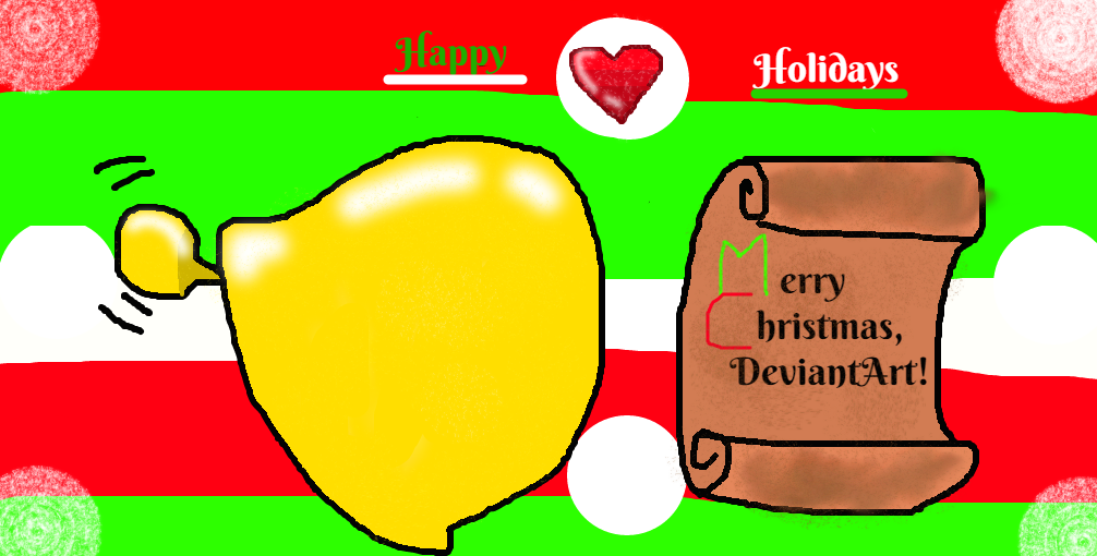 Happy Holidays, DeviantArt!! by EnderKittyDraws on DeviantArt