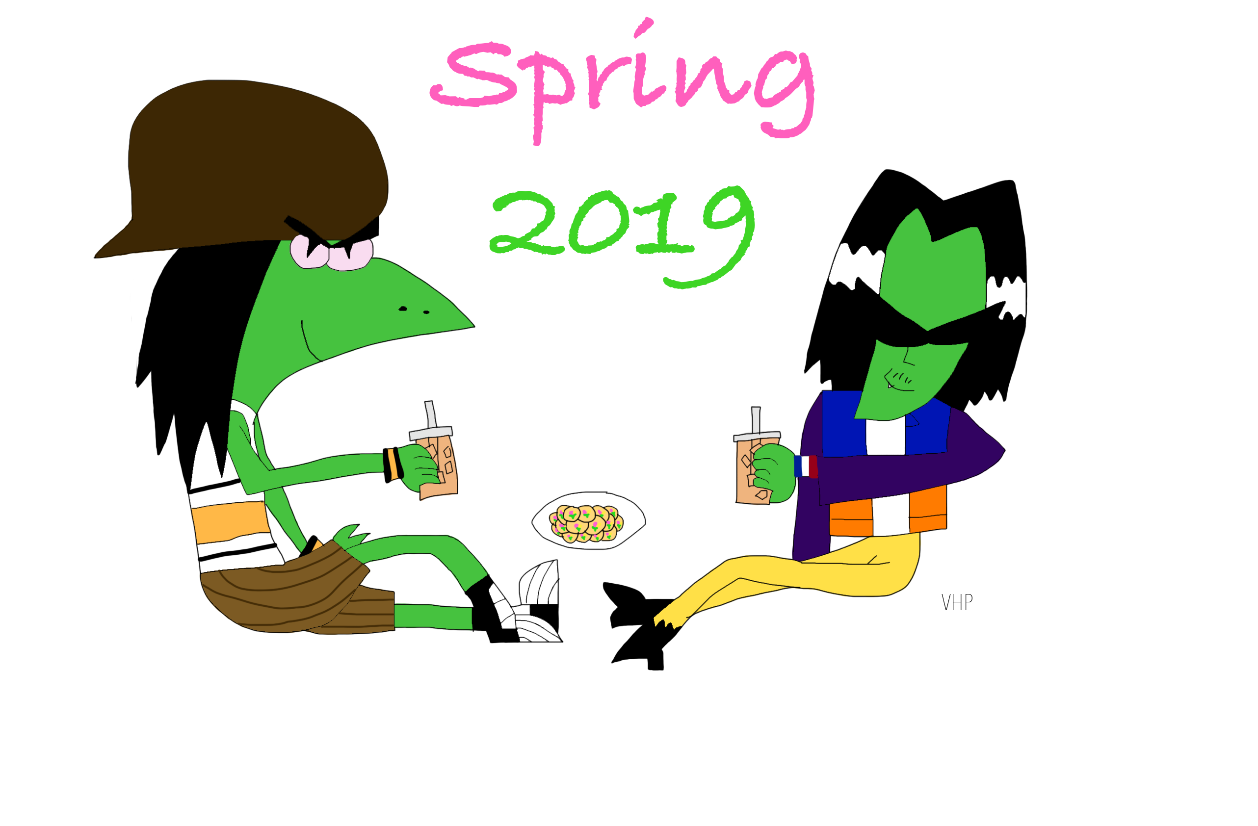 Ace and Snake in the spring by VapinHotPink on DeviantArt