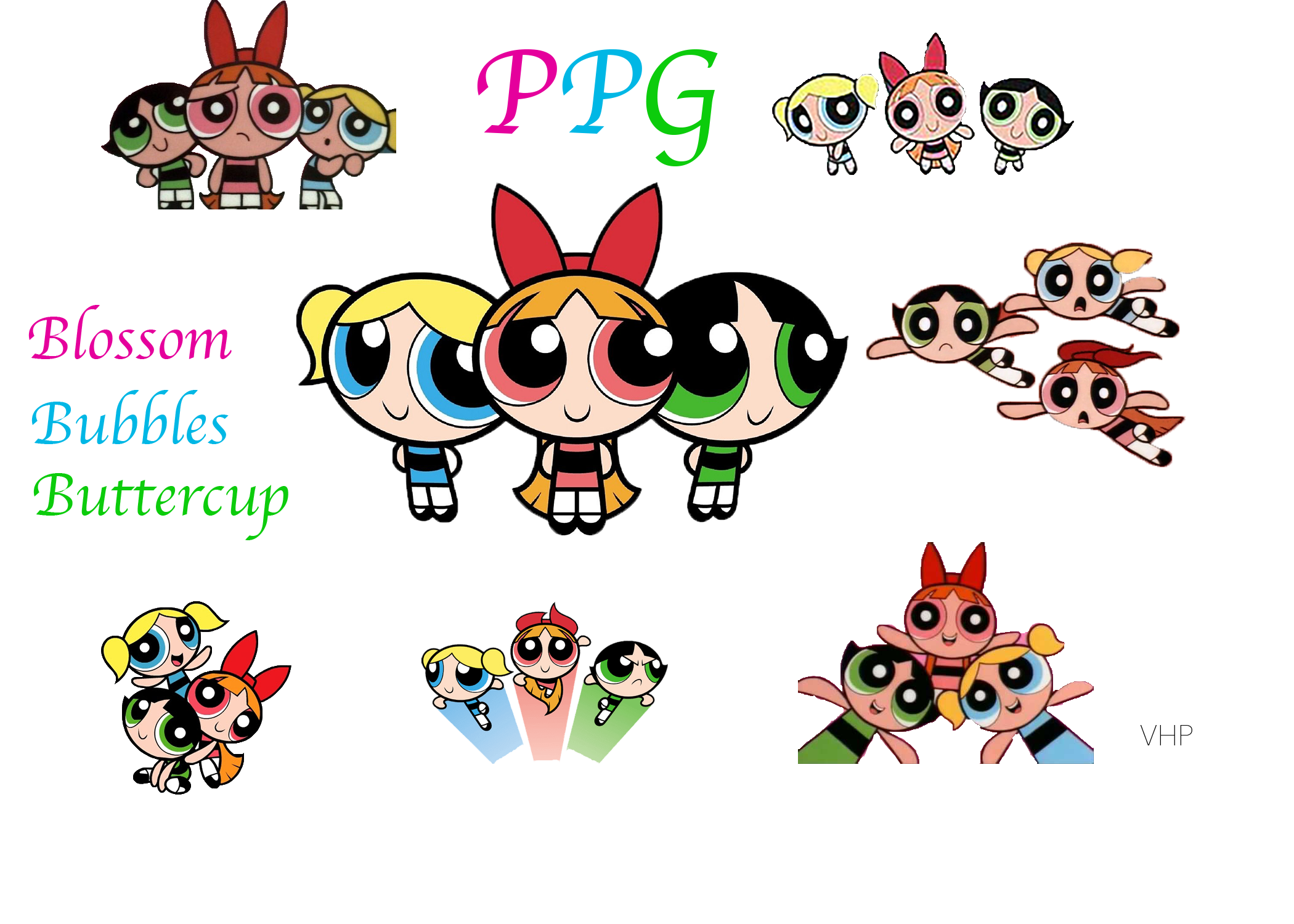 Powerpuff Girls Collage Photoshop By Vapinhotpink On Deviantart