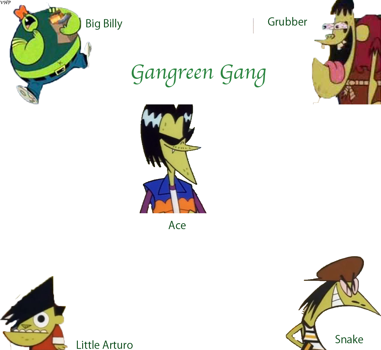 Gangreen Gang characters collage by VapinHotPink on DeviantArt