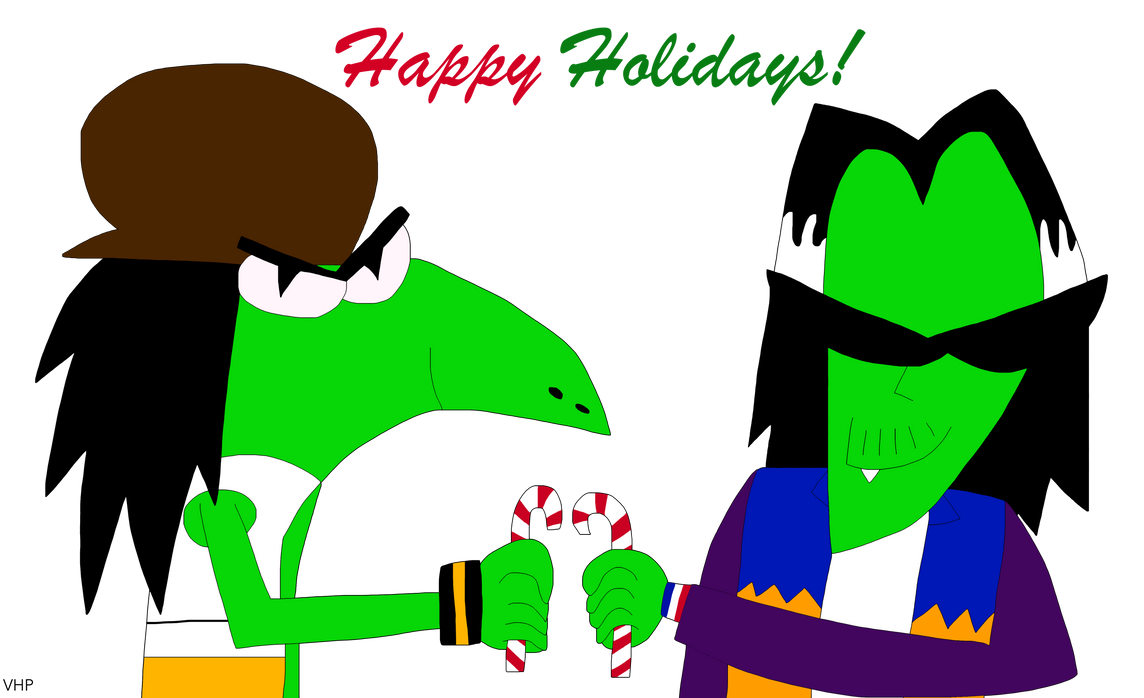 Ace and Snake with candy canes by VapinHotPink on DeviantArt