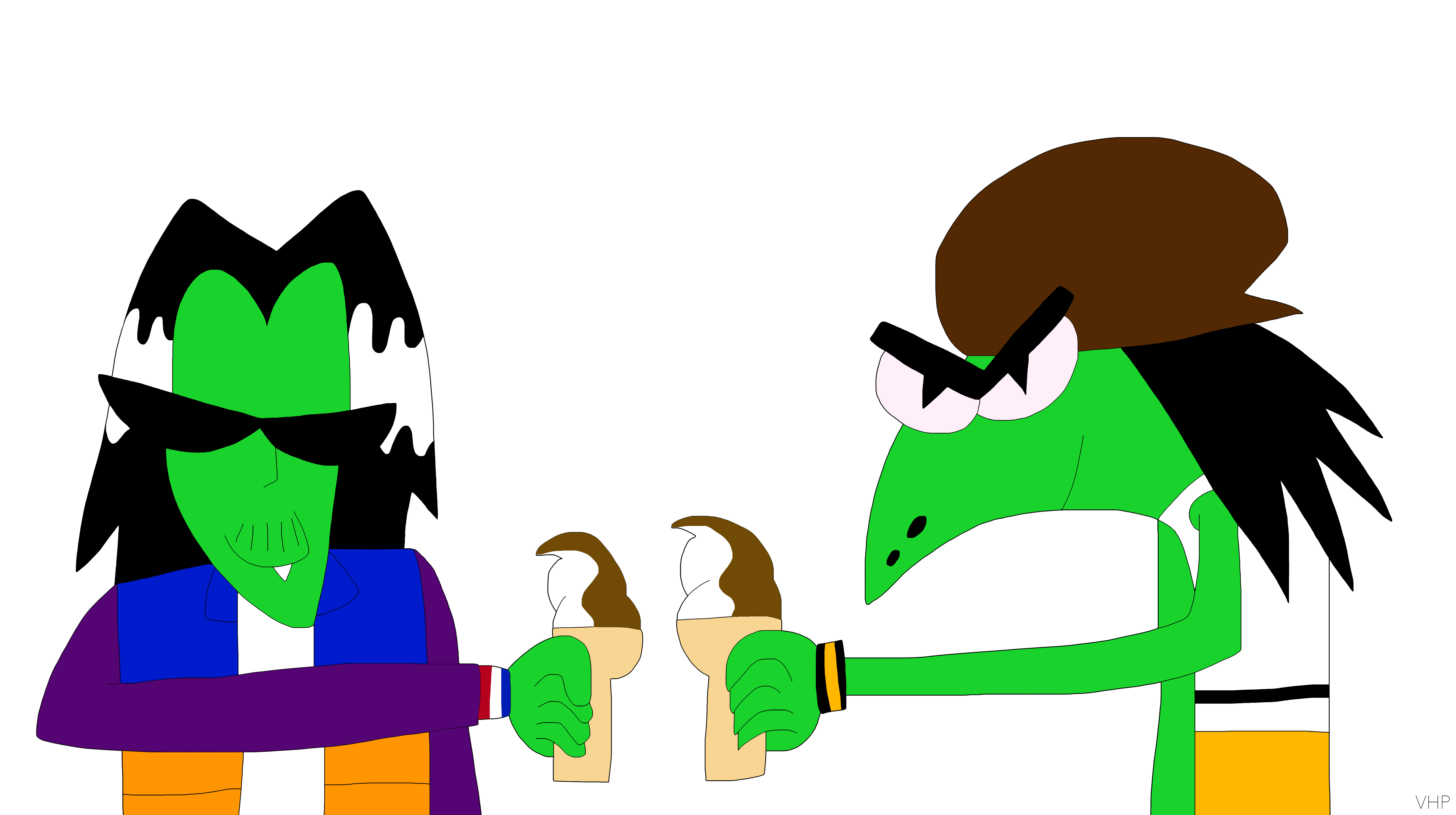 Ace and Snake and ice cream by VapinHotPink on DeviantArt