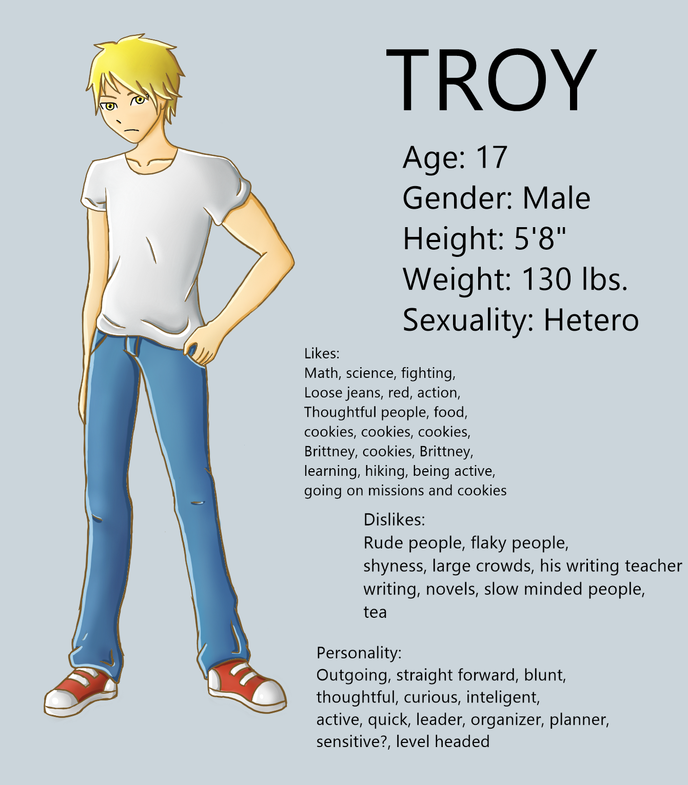 Troy ref sheet by graphicgirl12345 on DeviantArt