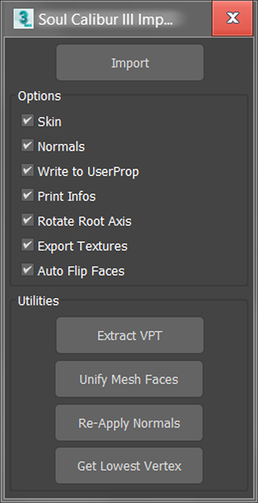 Maxscript Soul Calibur Iii Model Importer By Mariokart64n On Deviantart