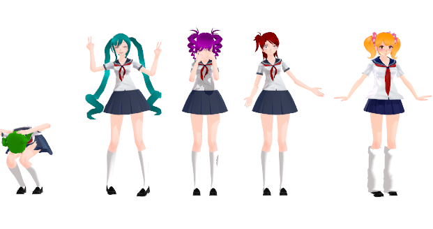 Pack poses Yansim [MMD Or Miku Miku Dance] by fluttershyskyshy on ...