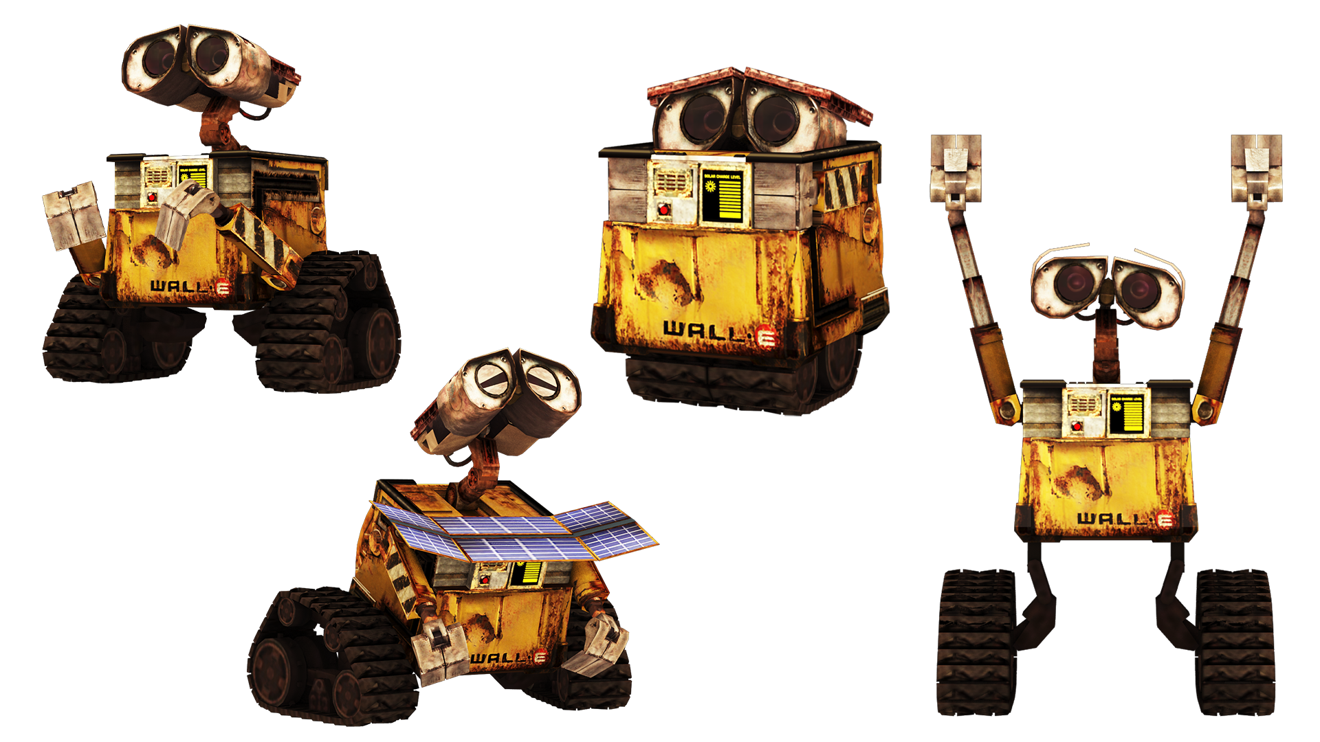 some wall-e poses by JazzyTheDeviant on DeviantArt