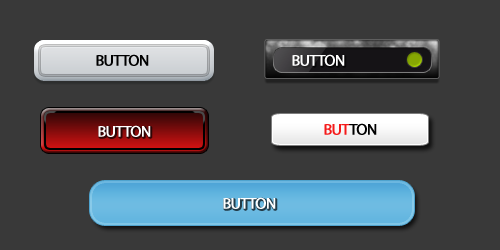 Free Simple Buttons by EasyVector on DeviantArt