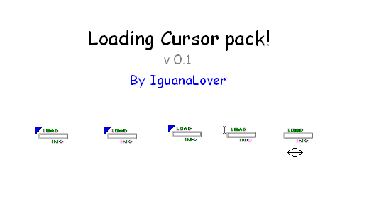 Loading Cursor Pack v0.1 by IguanaLover on DeviantArt