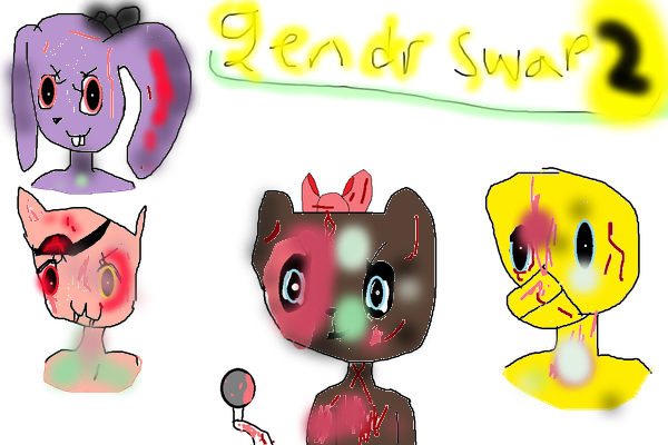 gender swap FNAF 2 by unikitty1212 on DeviantArt