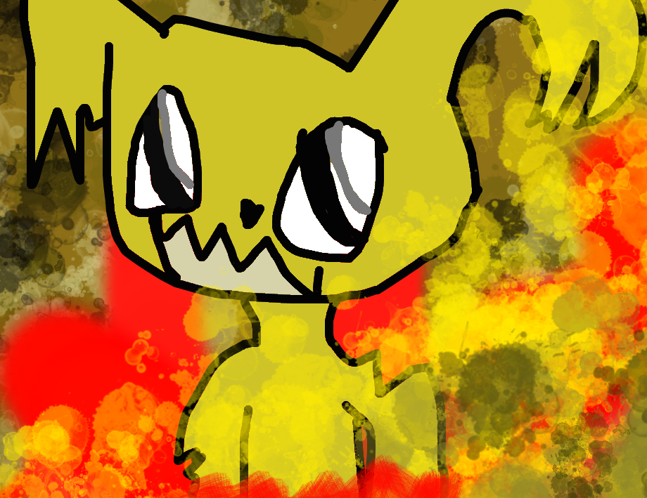 springtrap : burning in flames : by unikitty1212 on DeviantArt