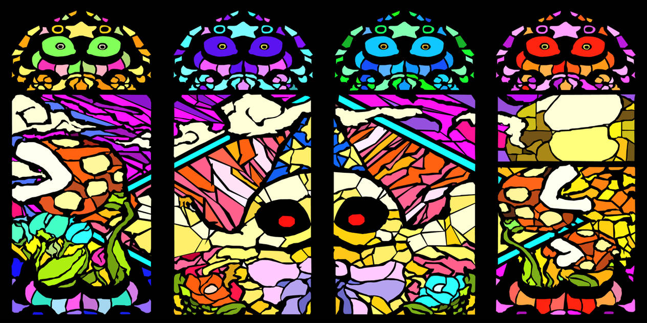 Creepy Steeple Stained Glass by Heremus on DeviantArt