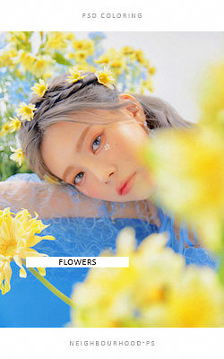 Yellow Flowers - psd coloring by neighbourhood-ps on DeviantArt