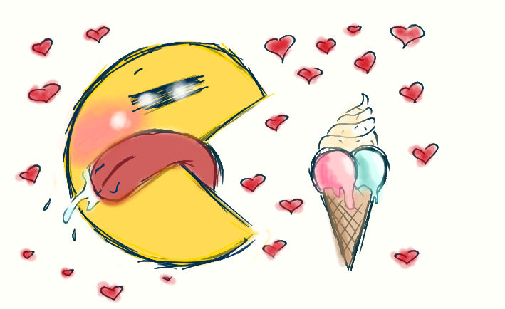 pac-man's love !! by BobbytheFurious on DeviantArt
