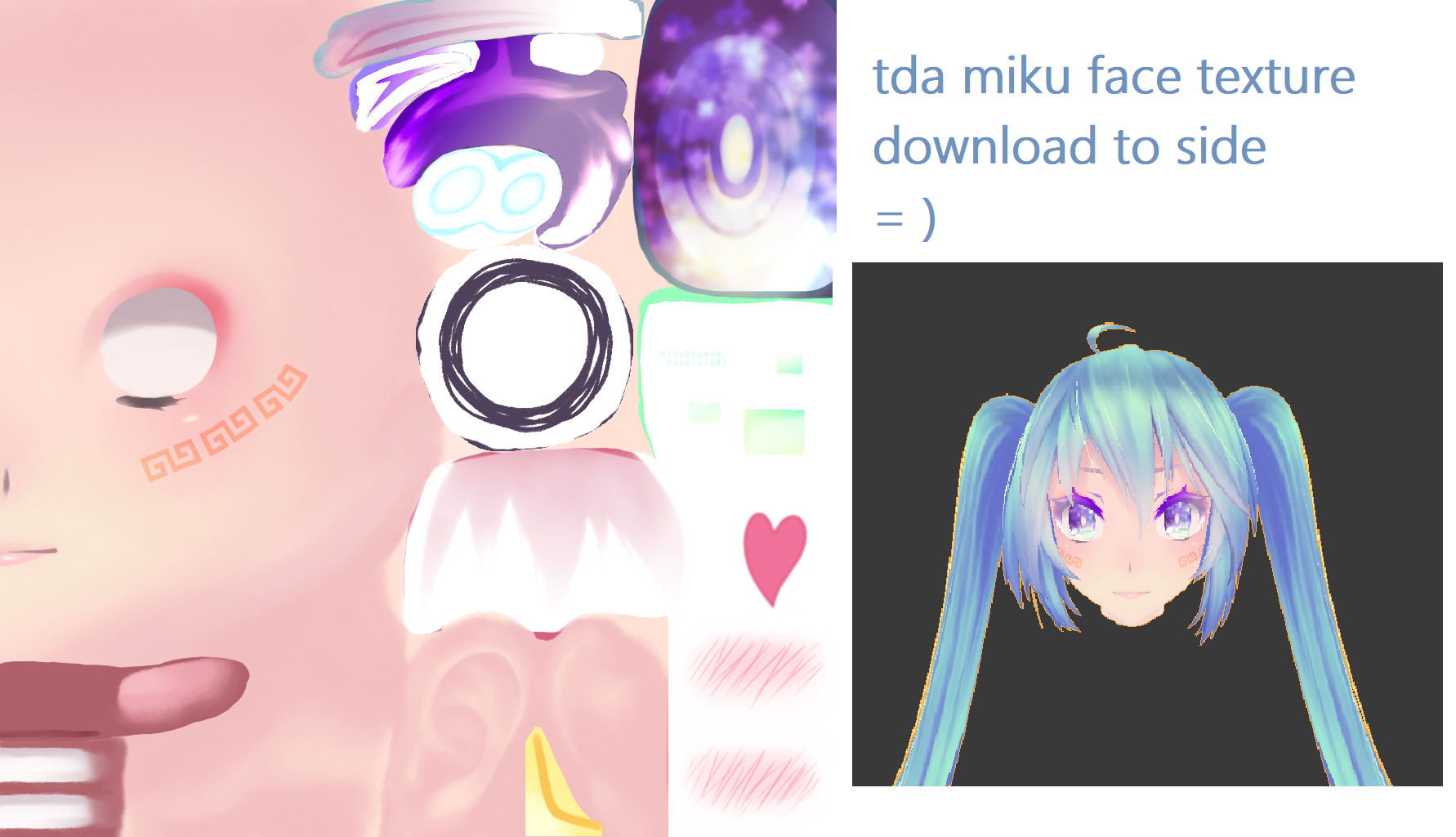 tda miku face edit by ichiibal on DeviantArt