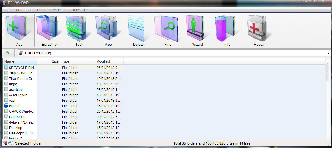 Skin dtu Aero for winrar 2013 by minh2541995 on DeviantArt
