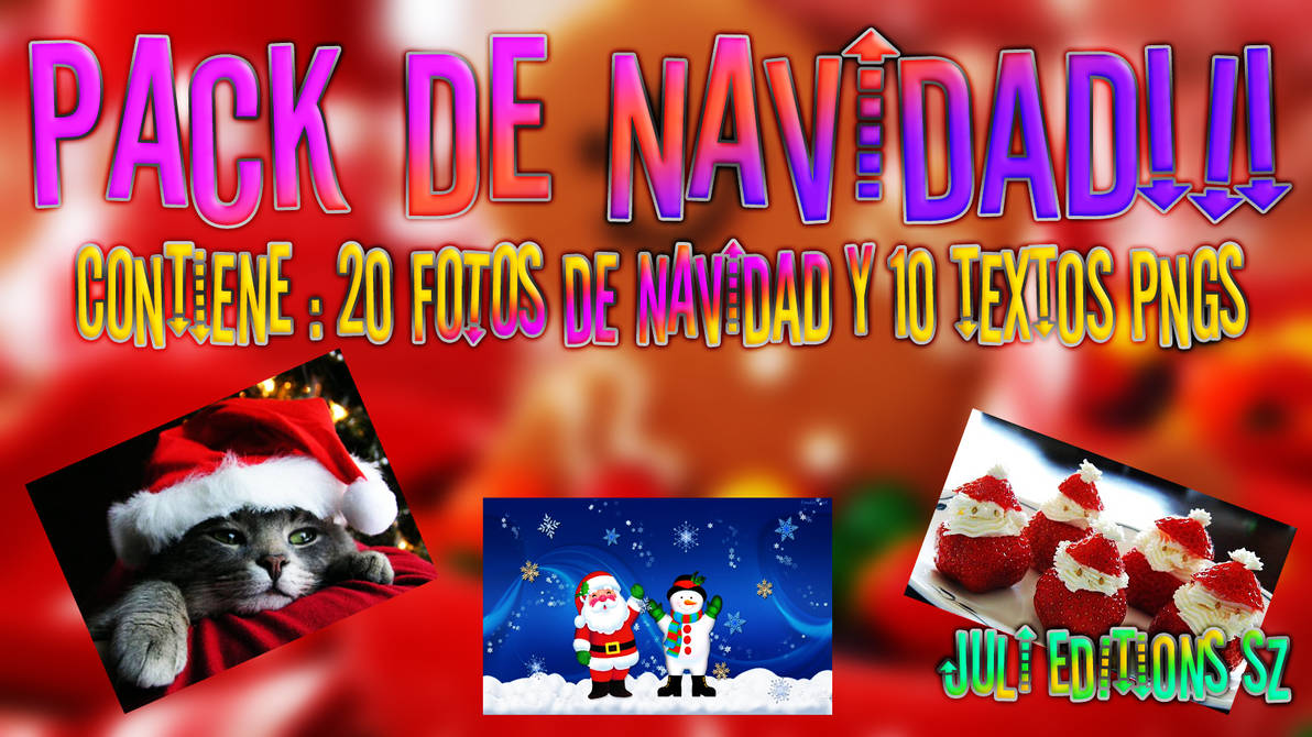 Pack de Navidad by Juli-EditionsSz on DeviantArt