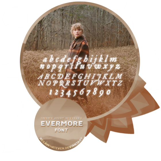 Evermore Font by reeawhatever on DeviantArt