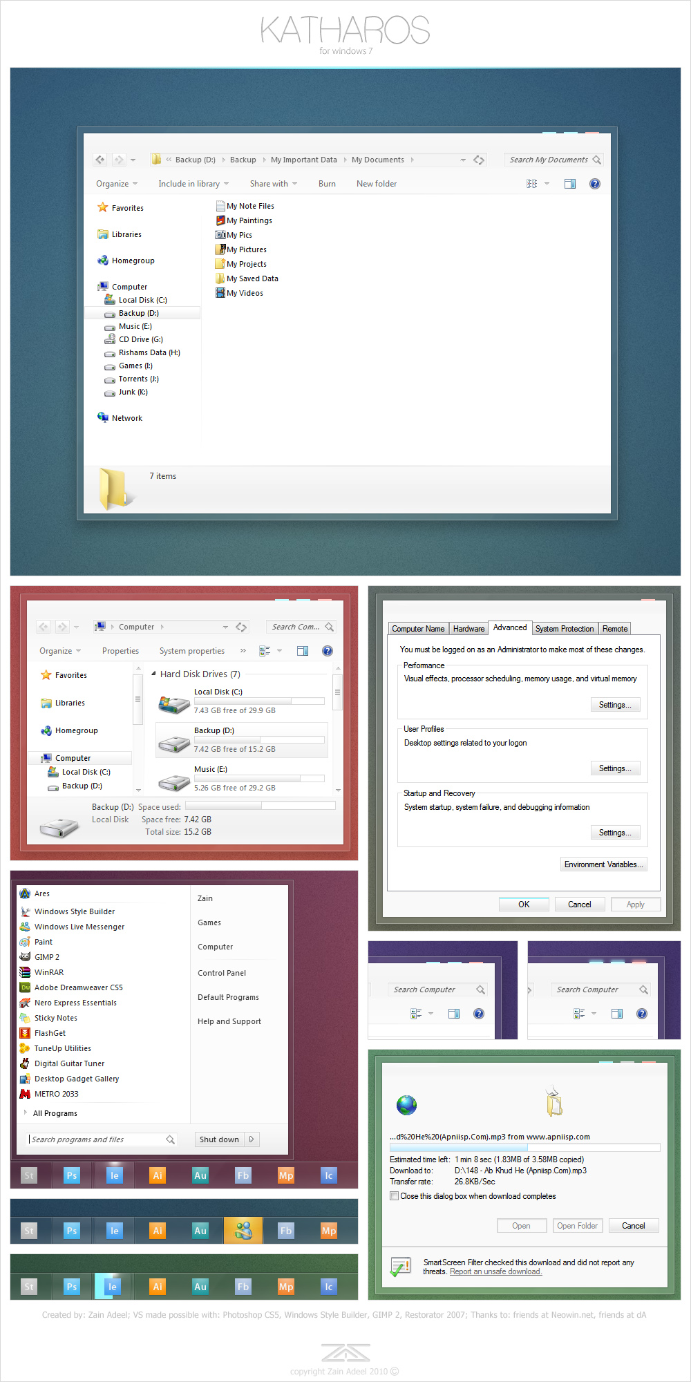 Katharos for windows 7 by zainadeel on DeviantArt