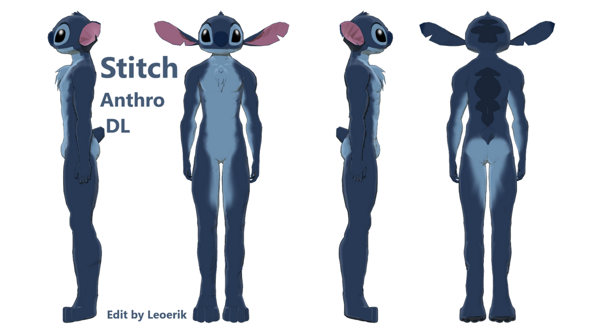 Stitch Anthro by Leoerik on DeviantArt