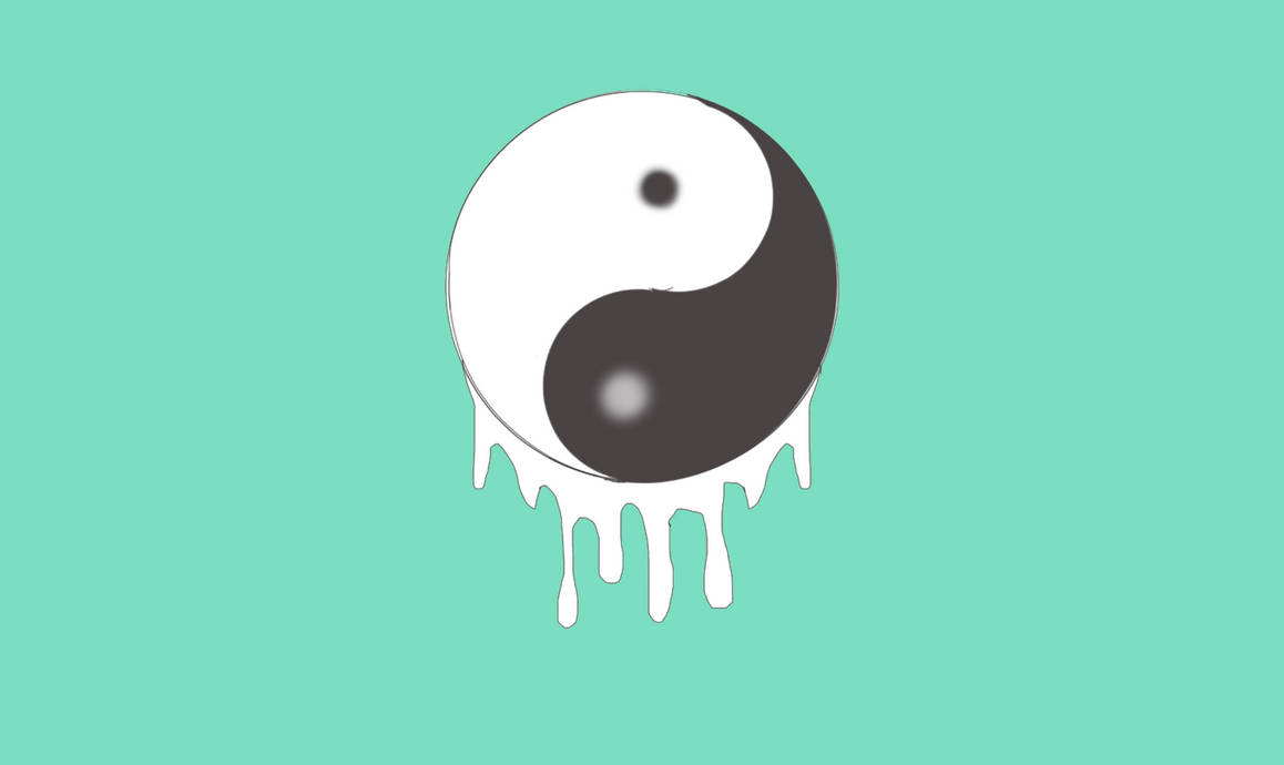 Dripping ying yang symbol by rihodance-36 on DeviantArt