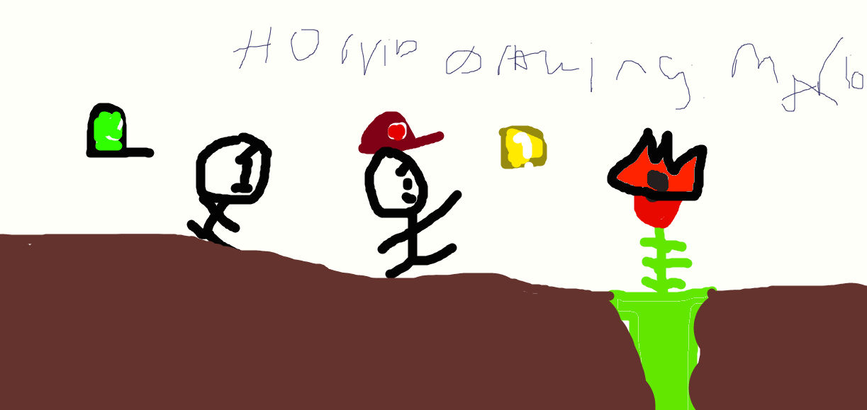 crap drawing: Mario Bros. by horriddrawingmaker on DeviantArt