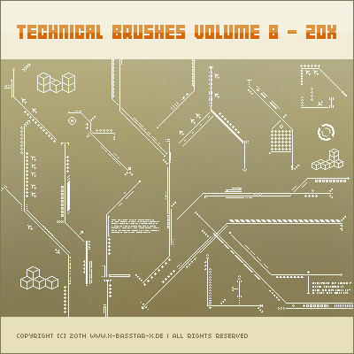 Technical Brushes vol. 8 - 20x by basstar on DeviantArt