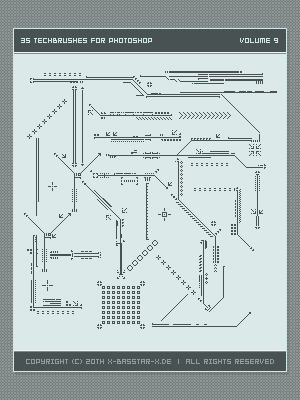 Technical Brushes vol. 9 - 35x by basstar on DeviantArt