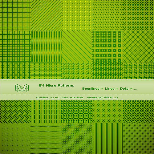 Micro Patterns by basstar on DeviantArt