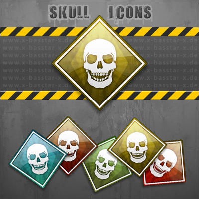 Skull Dock Icons by basstar on DeviantArt