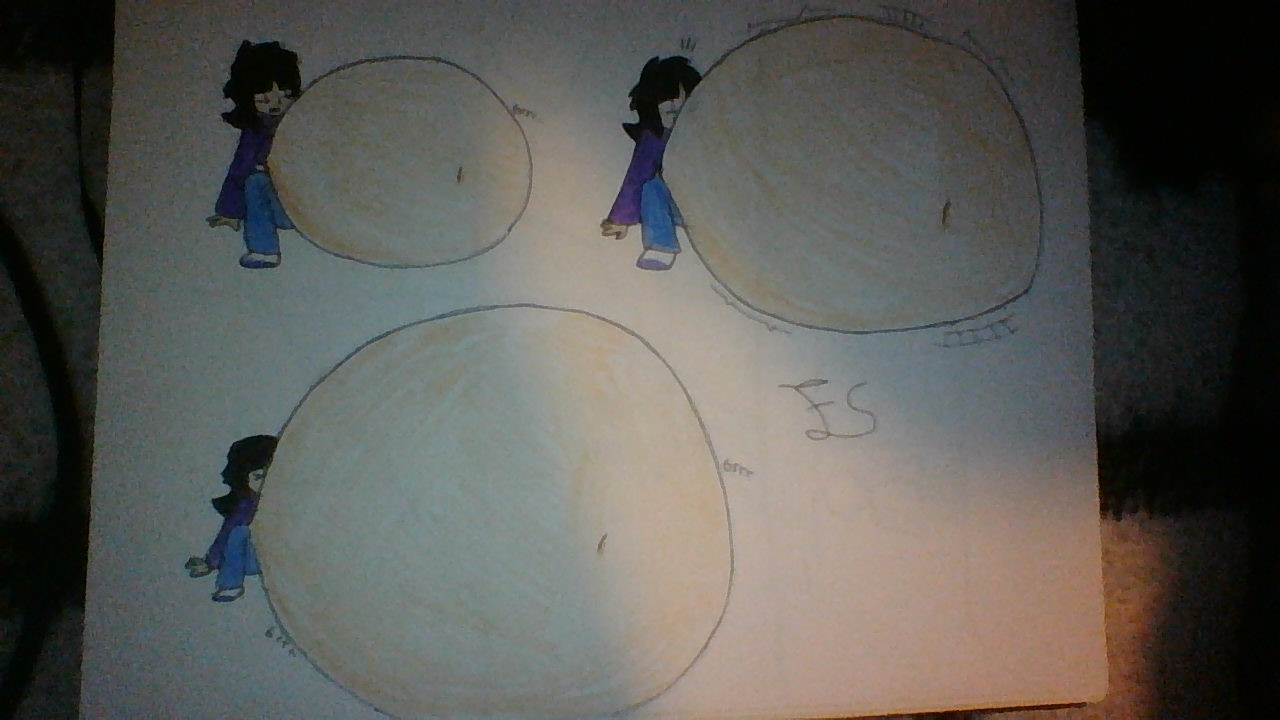 sarah belly expansion sequence part 2 (art trade) by FredyS2 on DeviantArt