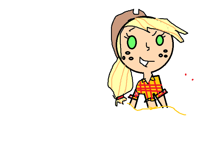Applejack Human Form By Snappysierra On Deviantart