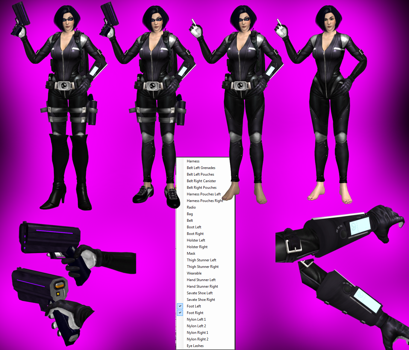 Stilette - Catsuit XPS Model Release by jormunartserpent on DeviantArt