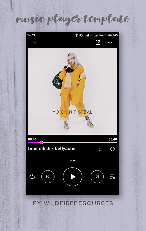 music player template by wildfireresources by wildfireresources on ...