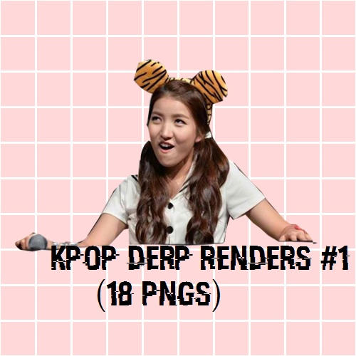 Kpop derp renders #1 by Eunhalator on DeviantArt