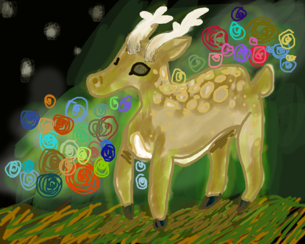 Fairy deer by mintunas-bulge on DeviantArt