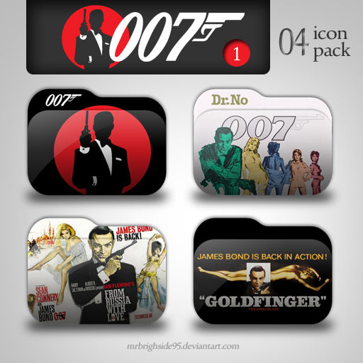 James Bond Folder Icon Pack Part 1 by mrbrighside95 on DeviantArt