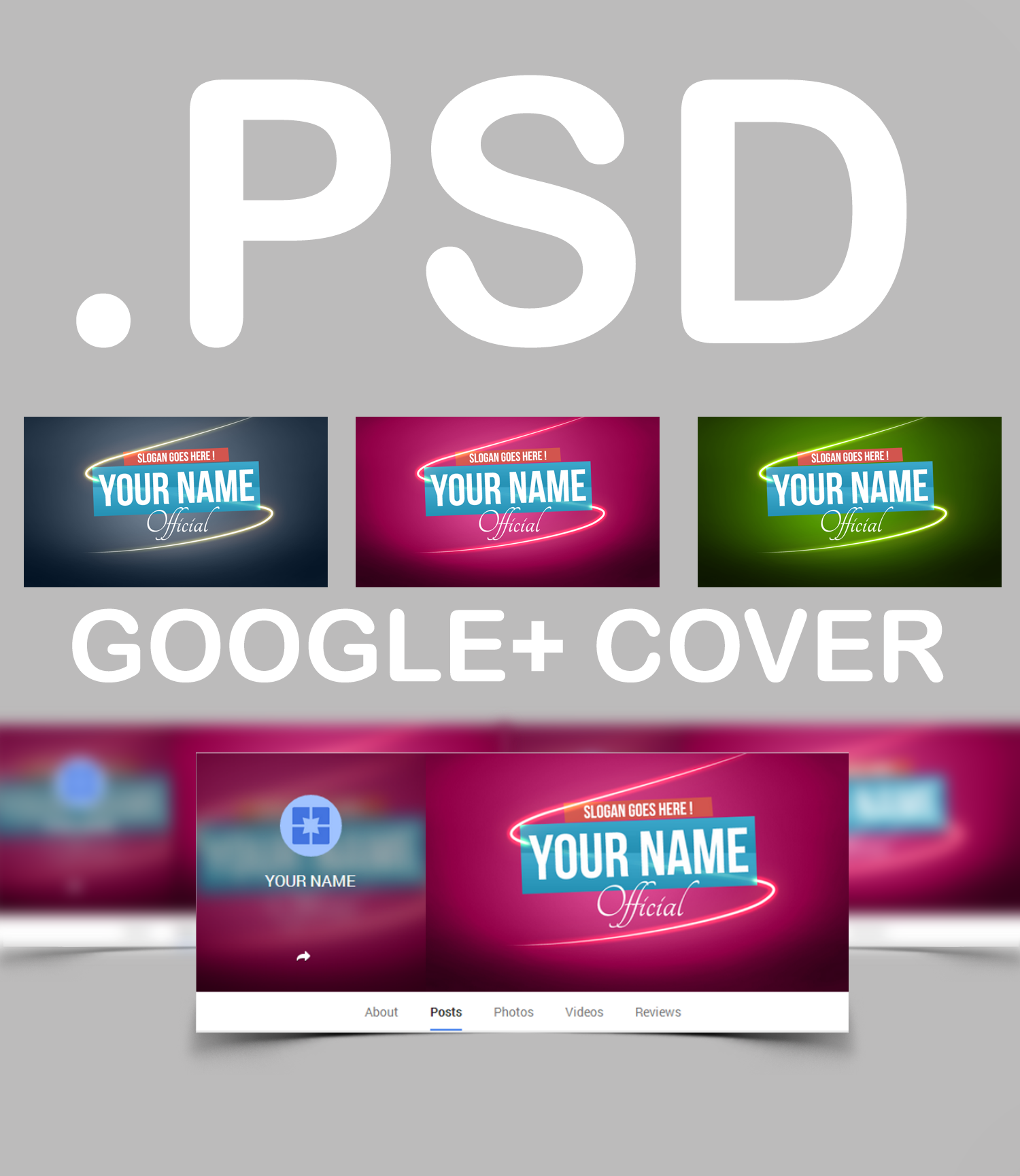 Google Plus Cover . PSD by AlbaniaGraphicDesign on DeviantArt