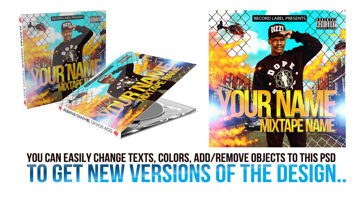 Mixtape Cd Cover PSD by AlbaniaGraphicDesign on DeviantArt