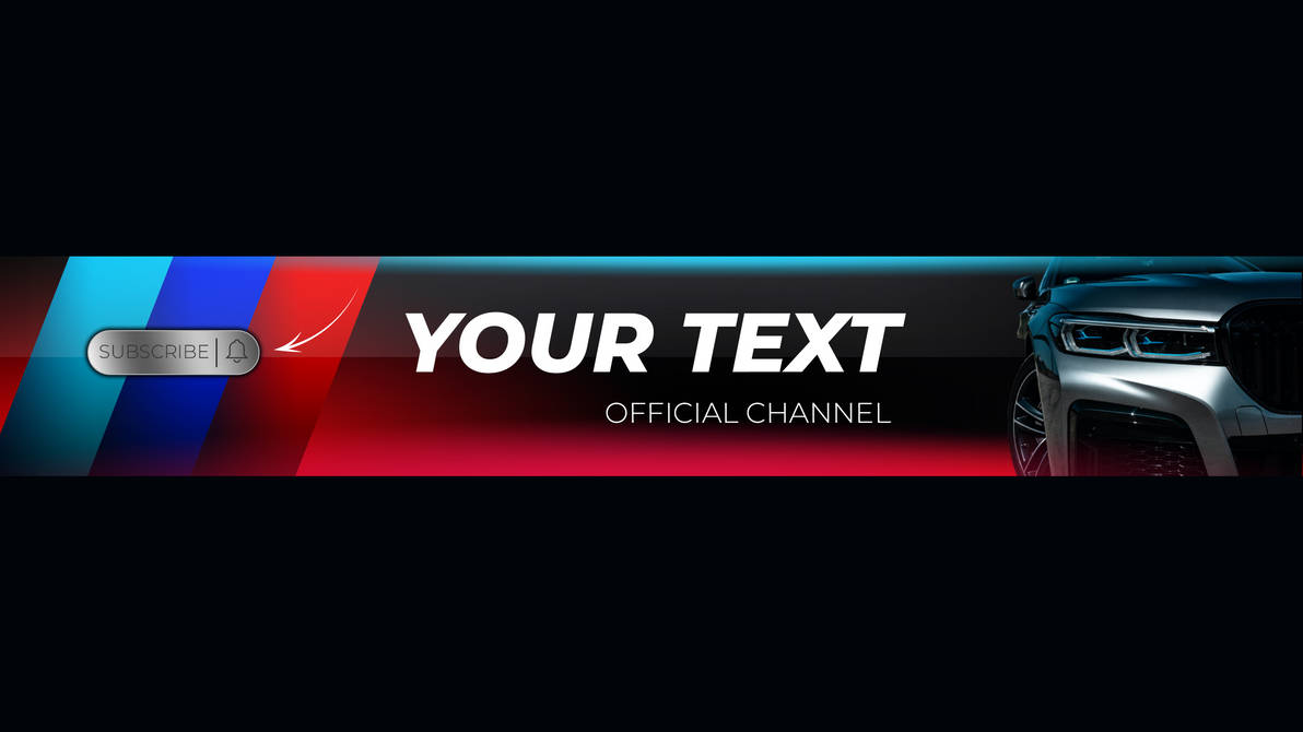 Youtube Banner Template #10 BMW M Power M5 by AlbaniaGraphicDesign on ...