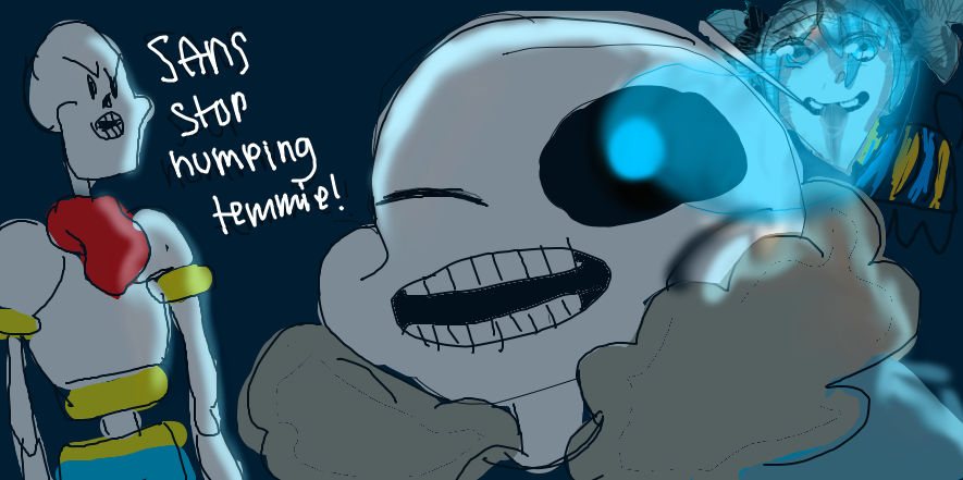 sans no stop it by statementgoat on DeviantArt