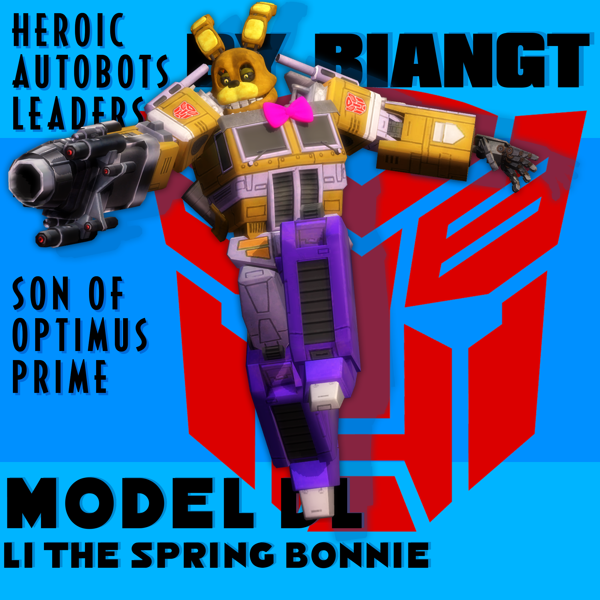 (MMD MODEL DL) Li the Spring Bonnie by BianGt on DeviantArt