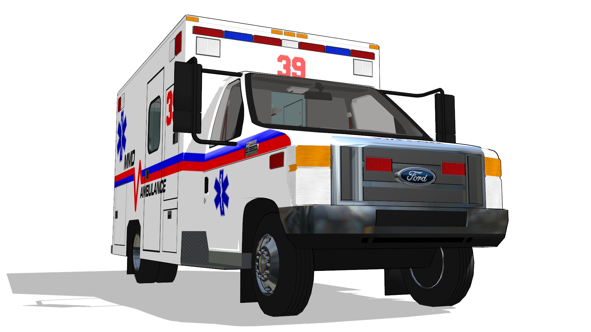 [MMD] Ford Ambulance (Beta) - DL - by MichaelOKeefe1991 on DeviantArt